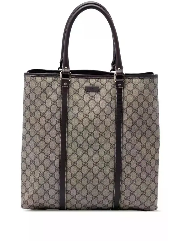 Gucci Gg Supreme Joy Vertical Tote Bag - Neutrals