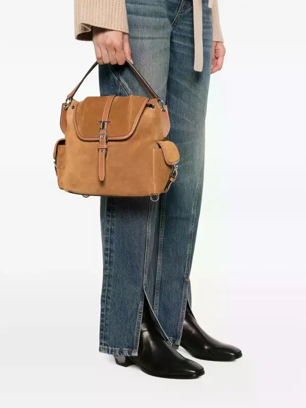 TOD'S Tim Zaino T Timeless Leather Backpack