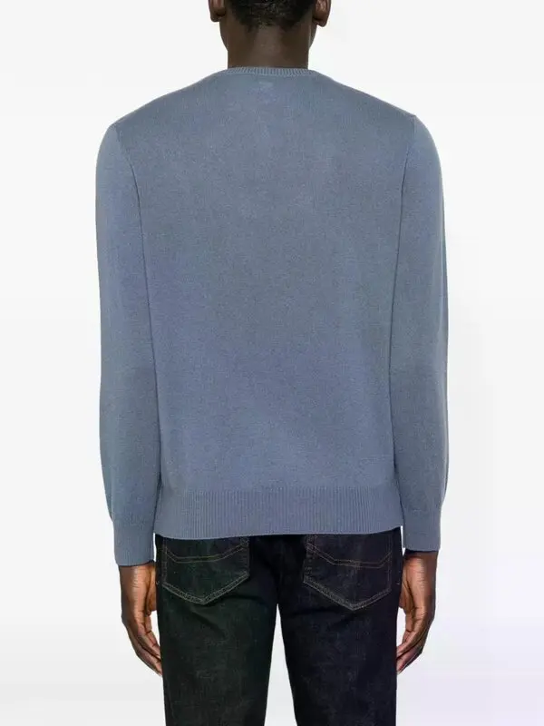 Canali Ribbed-trim Sweater