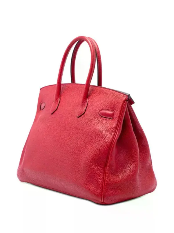 Hermès Togo Birkin 35 Handbag - Red