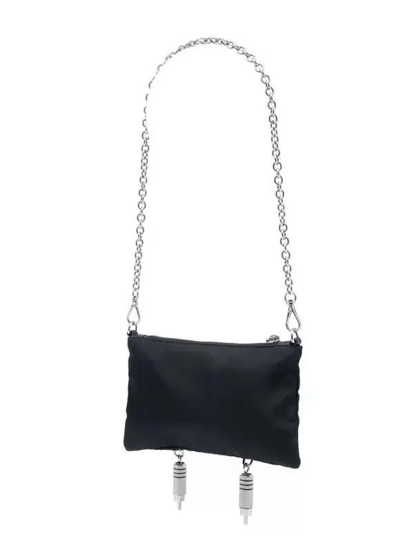 Prada 2013-2026 Tessuto Saffiano Robot Chain Shoulder Bag
