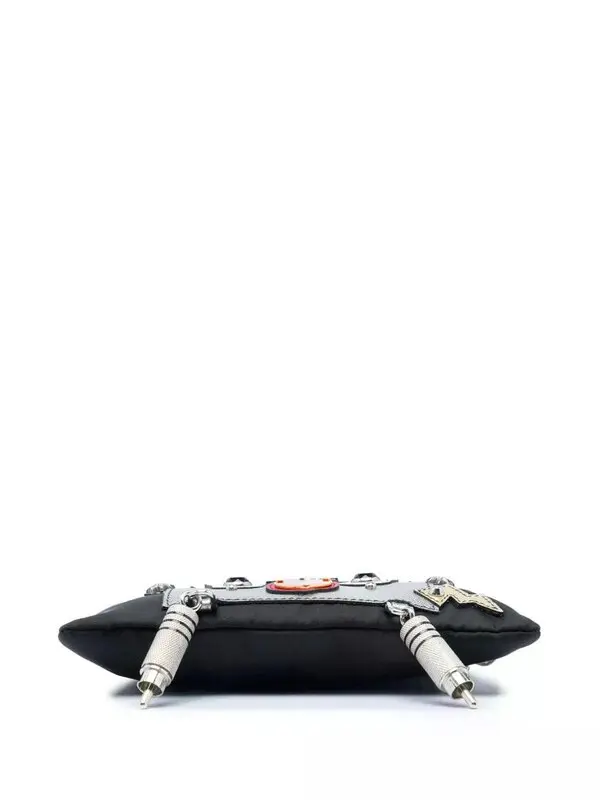 Prada 2013-2026 Tessuto Saffiano Robot Chain Shoulder Bag