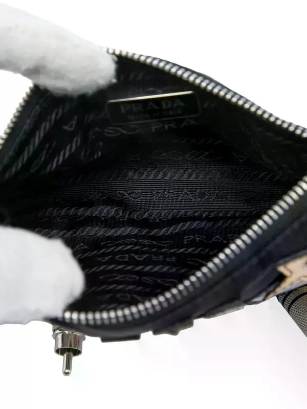 Prada 2013-2026 Tessuto Saffiano Robot Chain Shoulder Bag