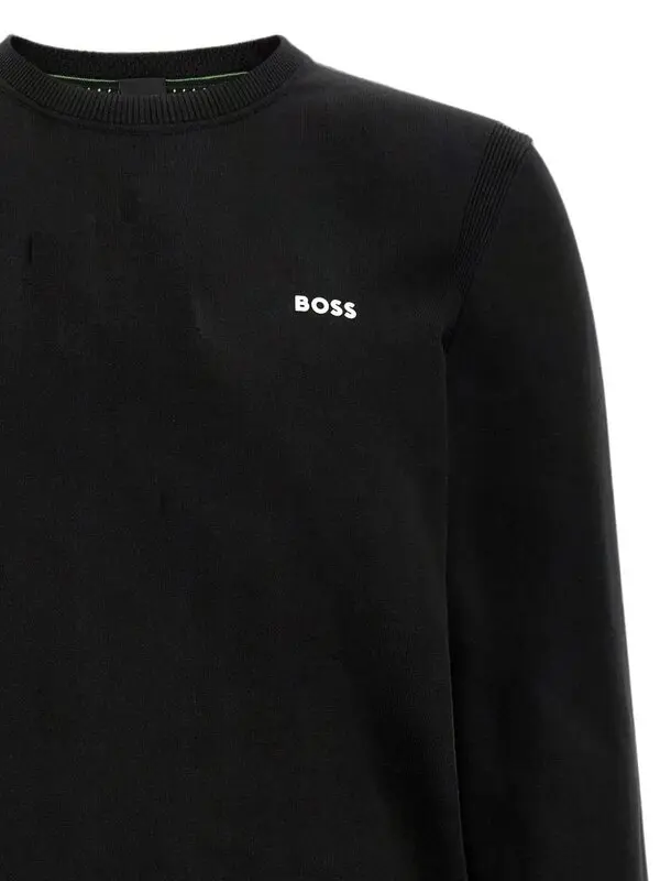 BOSS Ever Cotton T-shirt With Contrasting Logo