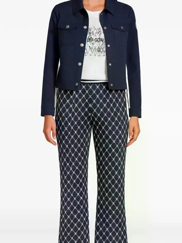 BETTY BARCLAY Geometric Print Trousers