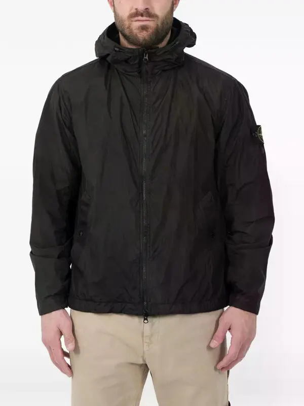Stone Island Logo-patch Hooded Jacket