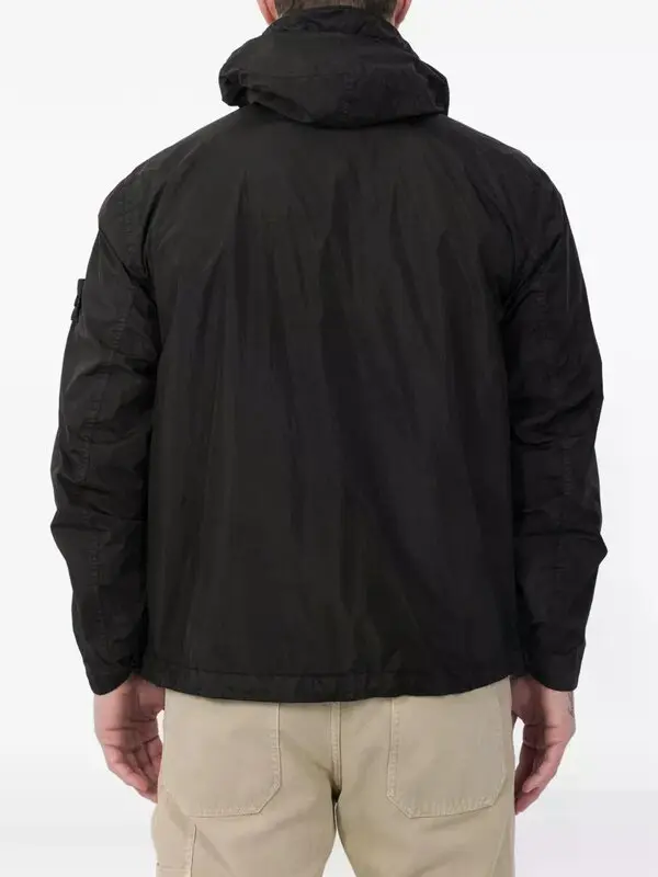 Stone Island Logo-patch Hooded Jacket