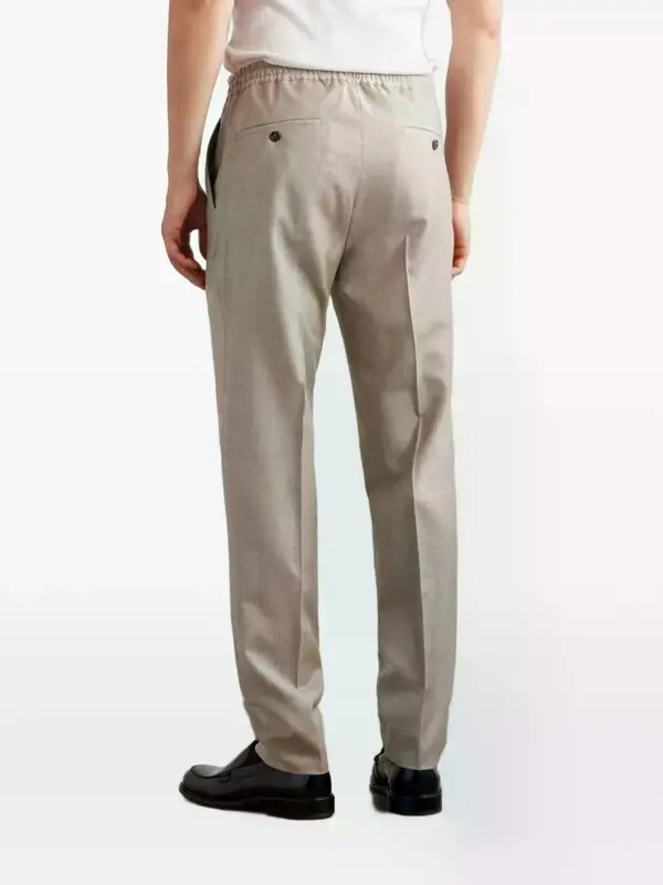 SLOWEAR Pleated Drawstring-waist Trousers