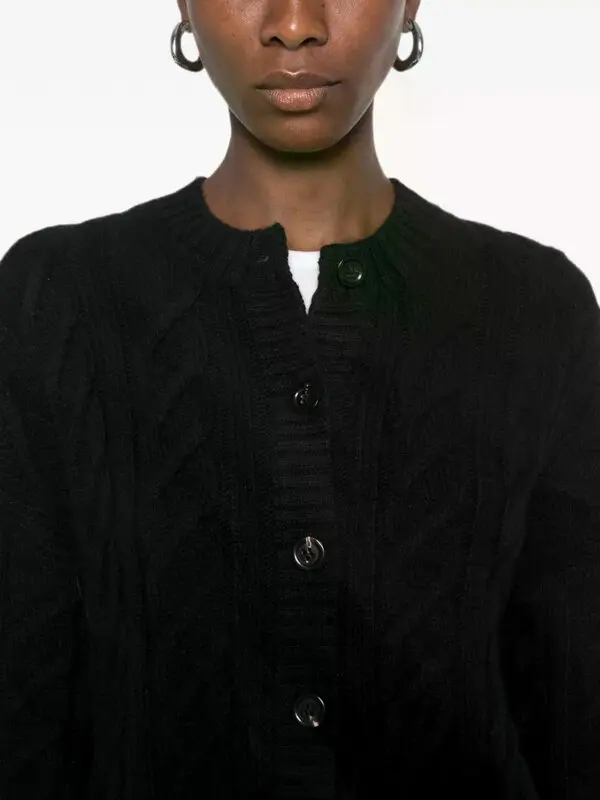 Eric Bompard Cable-knit Cashmere Cardigan
