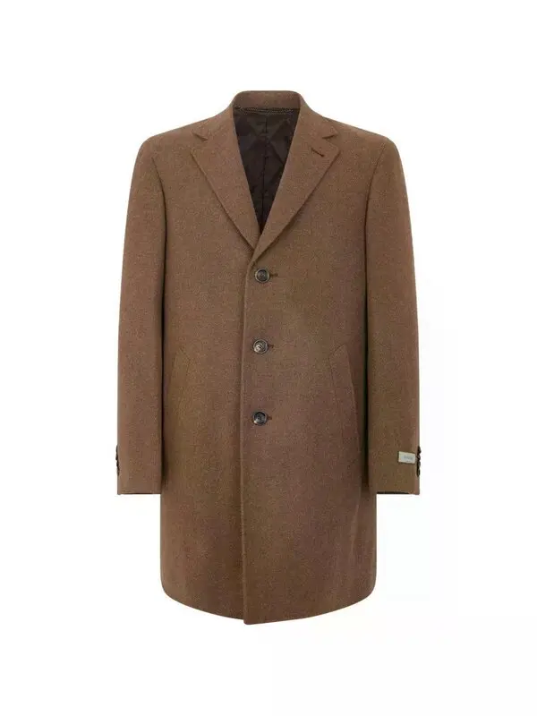 Canali Single-breasted Notched-lapel Coat