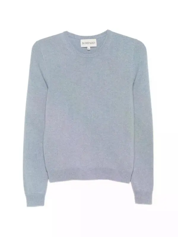 Eric Bompard Crew Neck Cashmere Sweater - Blue