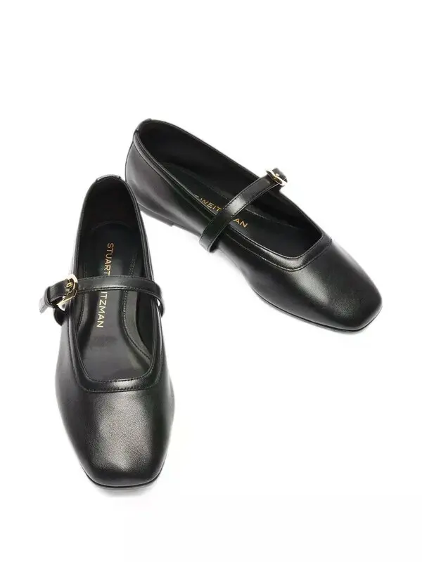STUART WEITZMAN Sai Ballet Flats With Buckle Detail