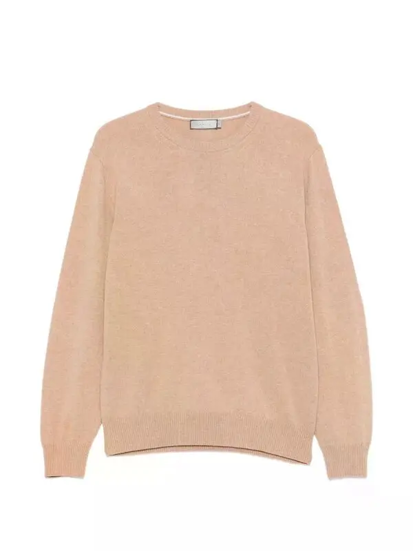 Canali Crew-neck Ribbed-trim Sweater