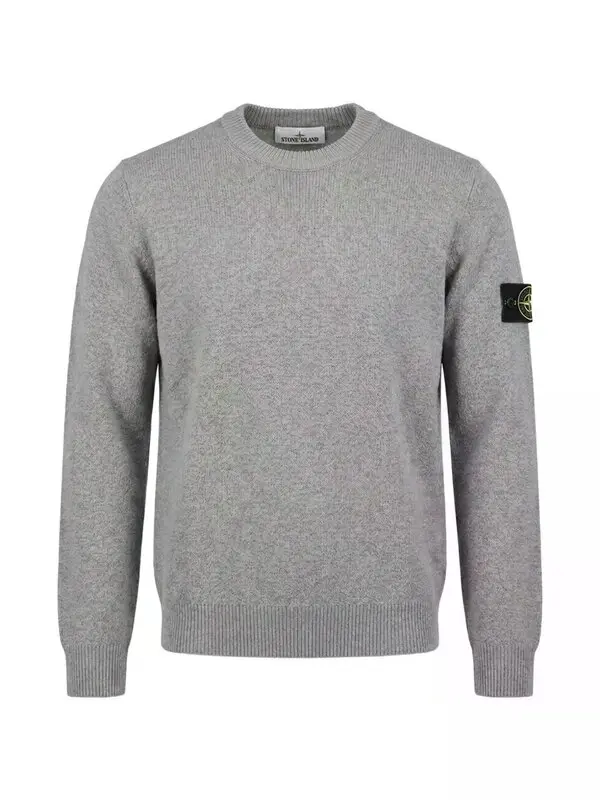 Stone Island Logo-patch Wool Sweater