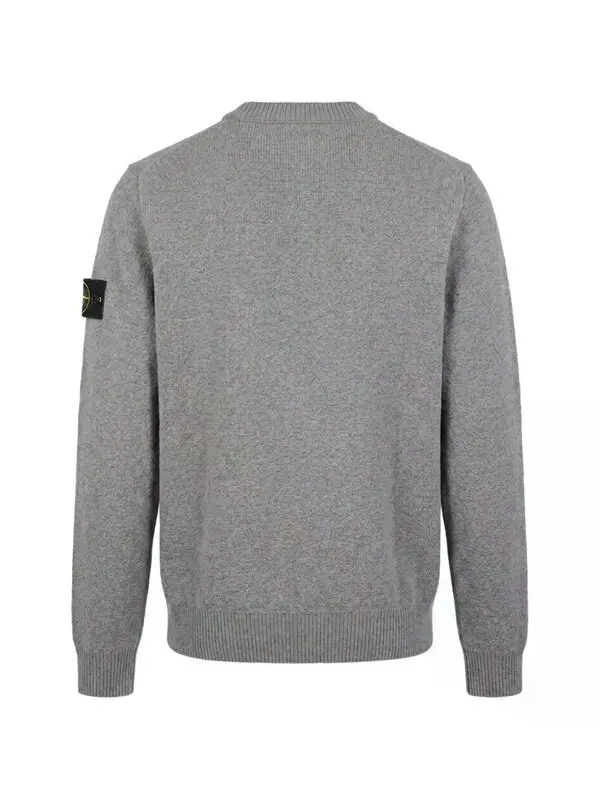Stone Island Logo-patch Wool Sweater