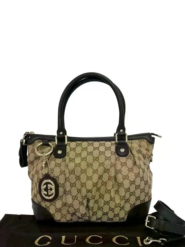 Gucci 2000-2015 Gg Canvas Sukey Satchel