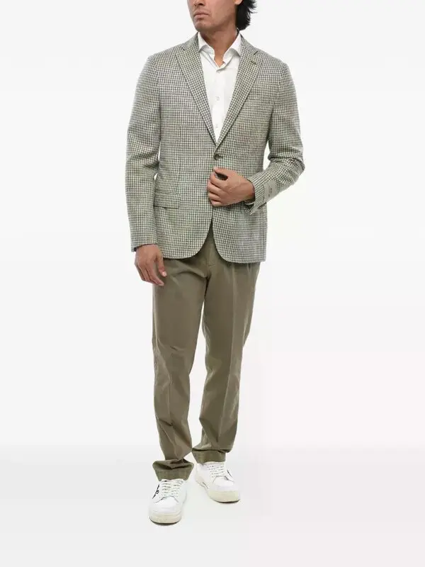 Corneliani Houndstooth Single-breasted Blazer