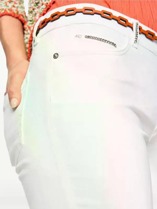 MARCCAIN Faro Chain Detail Frayed Hem Jeans