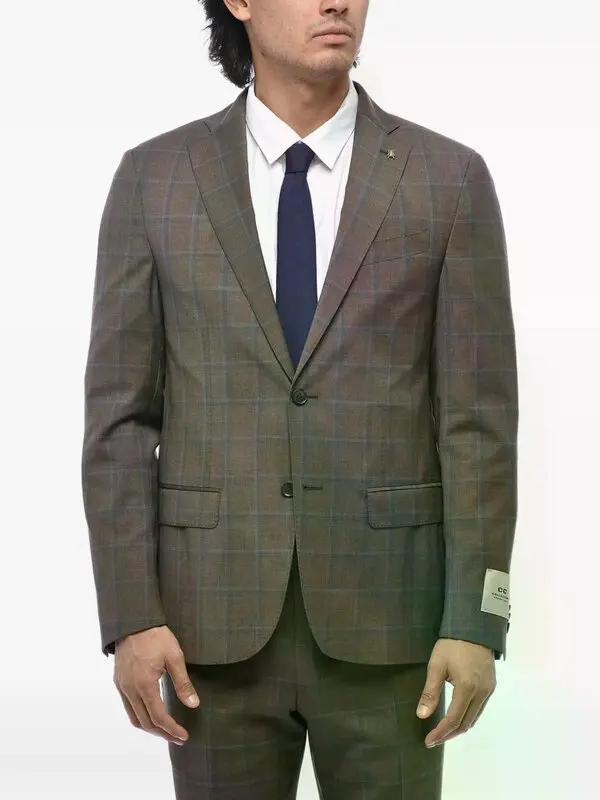 Corneliani Checked Single-breasted Suit