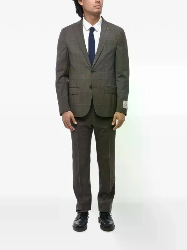 Corneliani Checked Single-breasted Suit