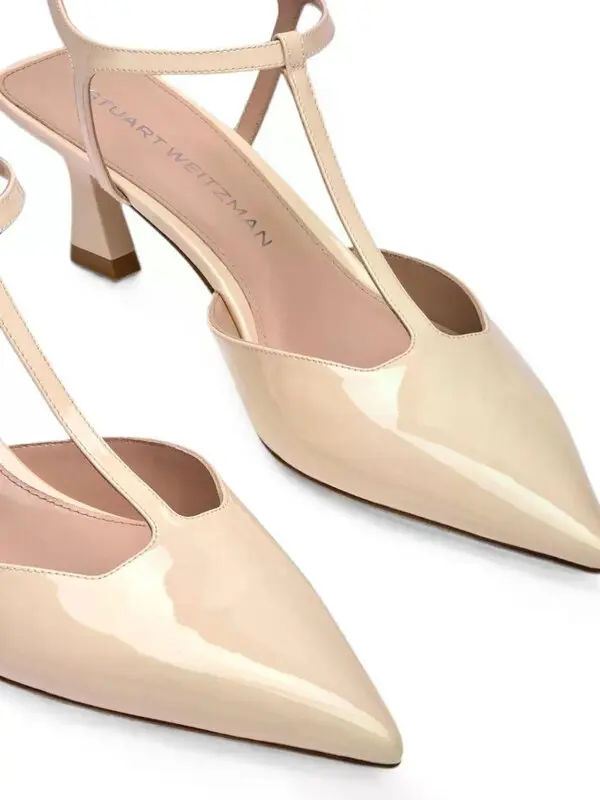 STUART WEITZMAN Vinnie T-strap Pumps