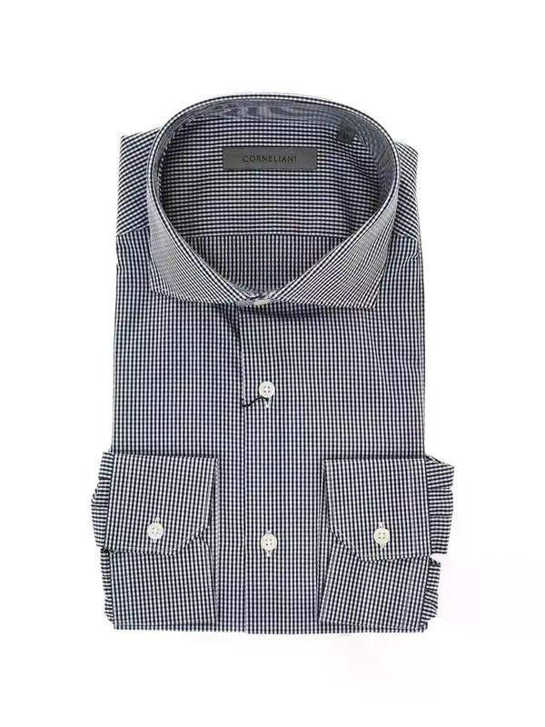 Corneliani Checked Cotton Shirt