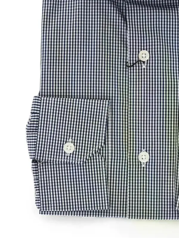 Corneliani Checked Cotton Shirt