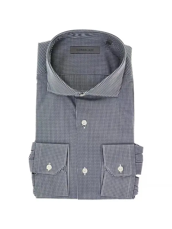 Corneliani Checked Cotton Shirt