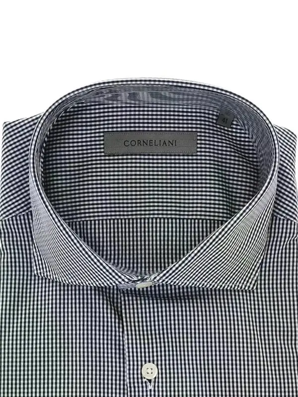 Corneliani Checked Cotton Shirt