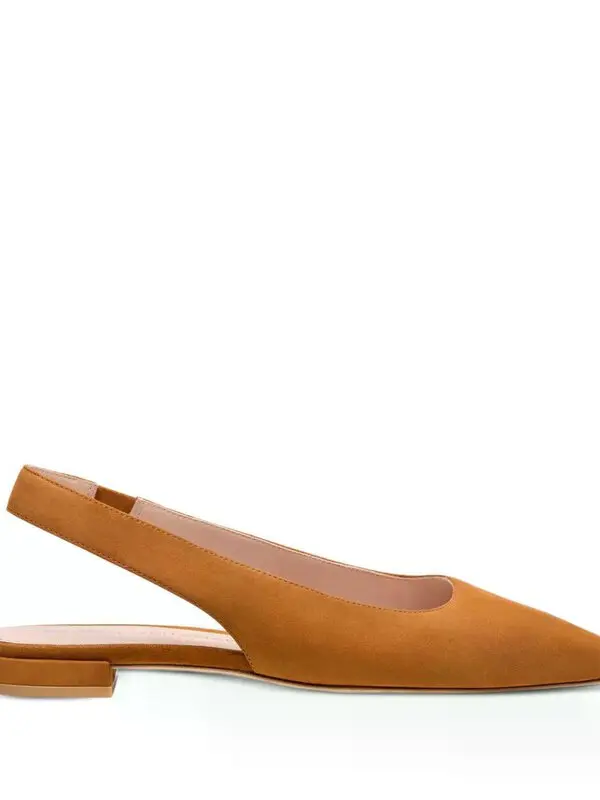 STUART WEITZMAN Stassi Pointed-toe Slingback Pumps