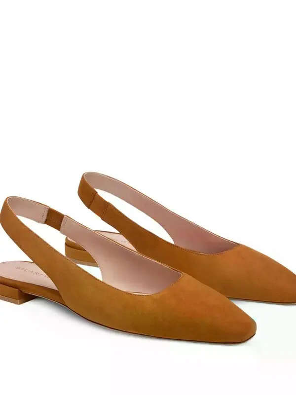 STUART WEITZMAN Stassi Pointed-toe Slingback Pumps