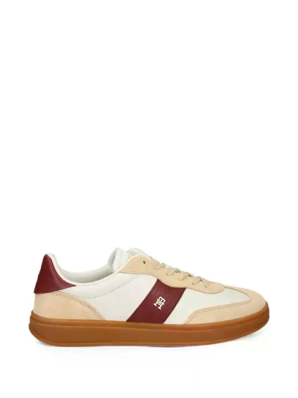 Tommy Hilfiger Suede-panelled Leather Sneakers