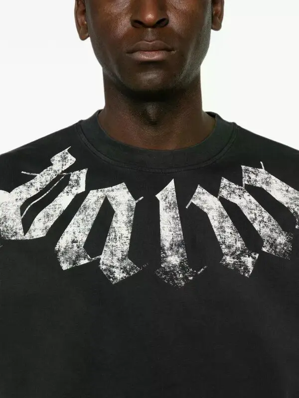 Palm Angels Big Neck Logo Printed T-shirt