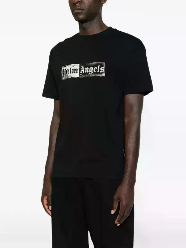 Palm Angels Stamp Logo Printed T-shirt