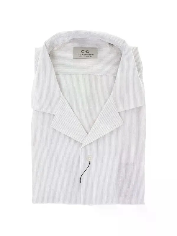 Corneliani Striped Camp-collar Shirt