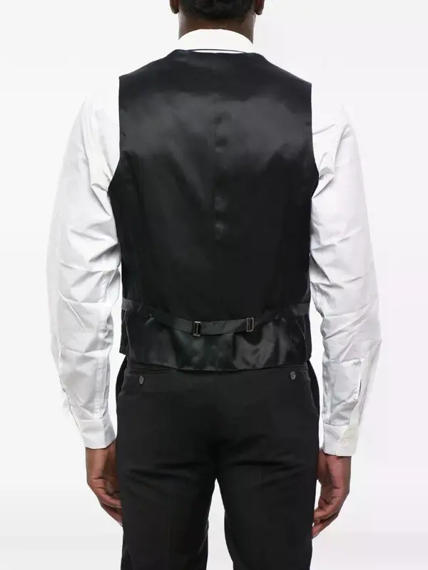 Corneliani Button-fastening Wool Waistcoat