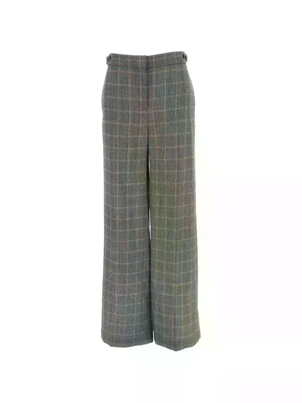 Stella McCartney Checked Wool Trousers
