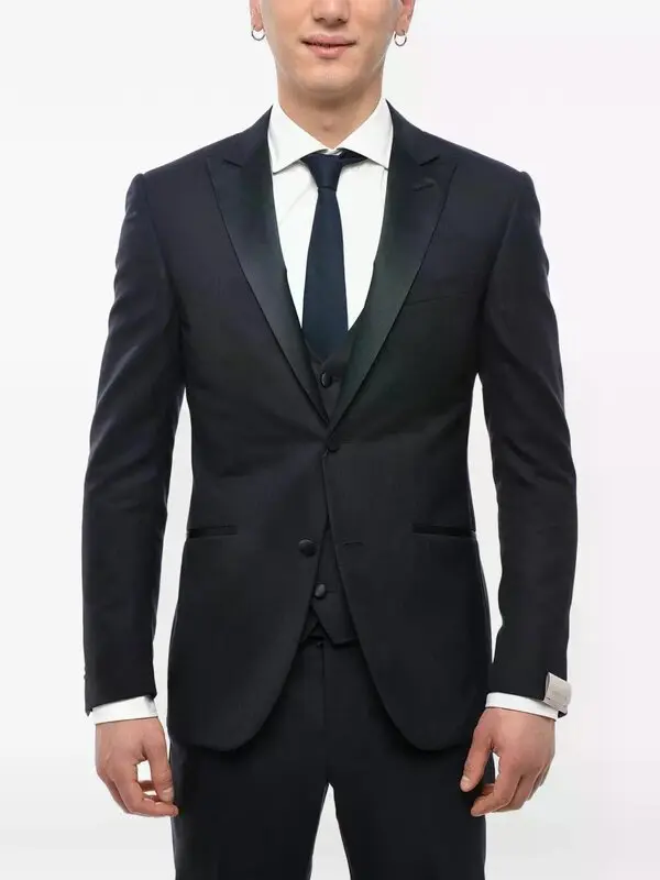 Corneliani Satin Peak-lapel Three-piece Suit
