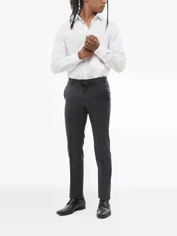 Corneliani Fresco-wool Pleated Trousers