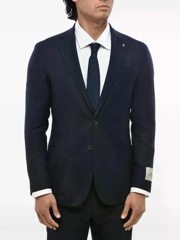 Corneliani Cc Collection Single-breasted Patch-pocket Blazer