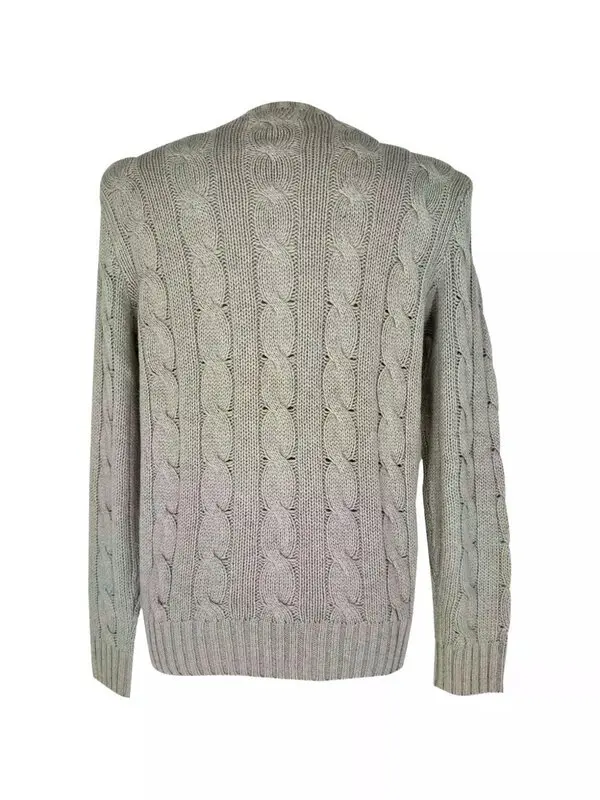 Ralph Lauren Cable-knit Button-detail Sweater