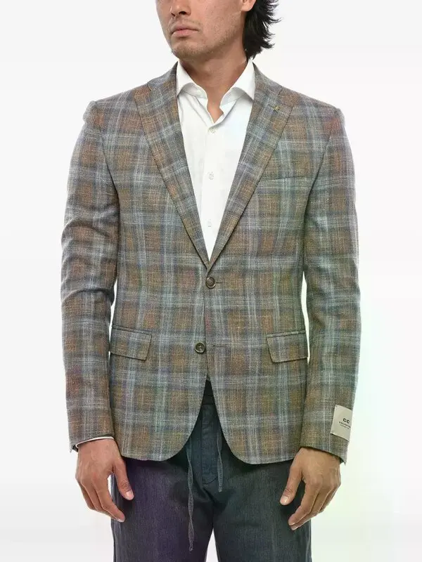 Corneliani Checked Single-breasted Blazer