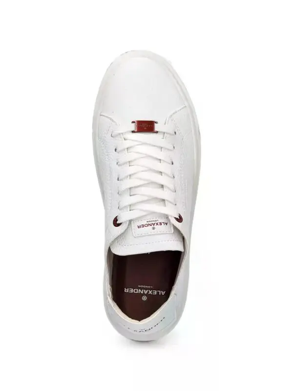 ALEXANDER SMITH London Pebbled-leather Sneakers