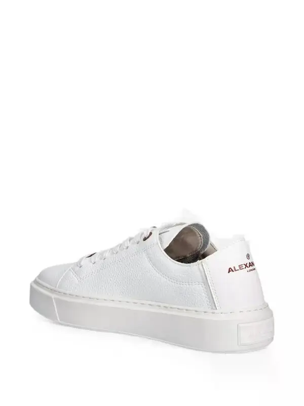 ALEXANDER SMITH London Pebbled-leather Sneakers