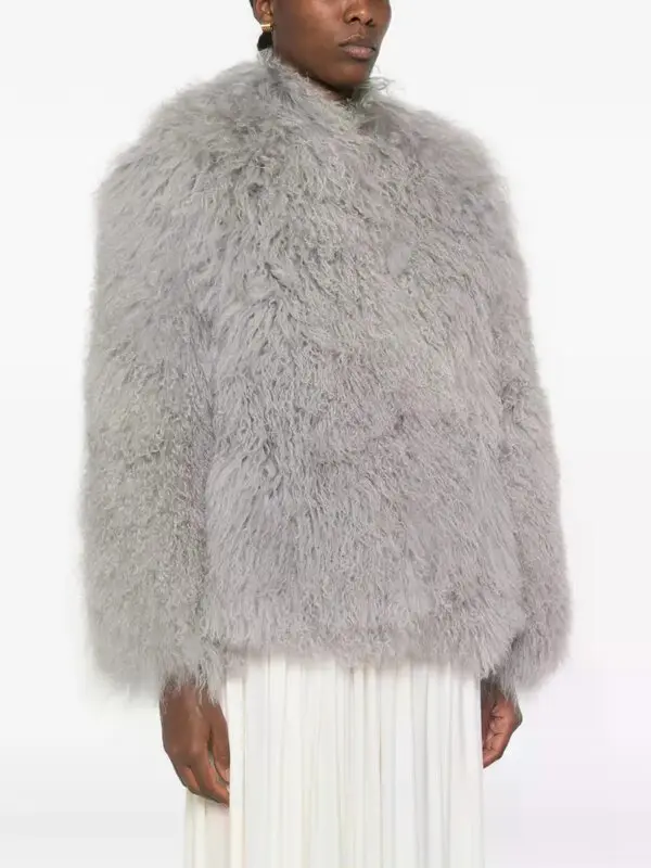 MARTHA LOUIS Shearling-effect Jacket
