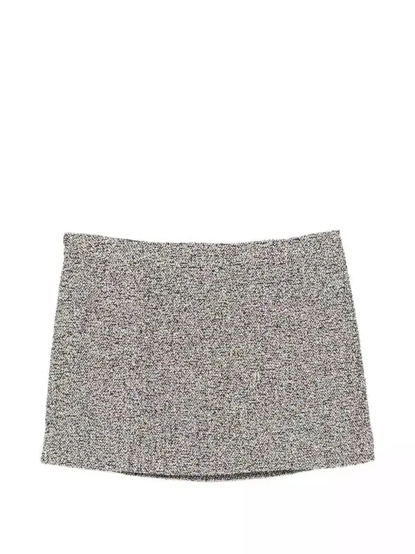 Michael Kors Tweed-effect Mini Skirt - Black