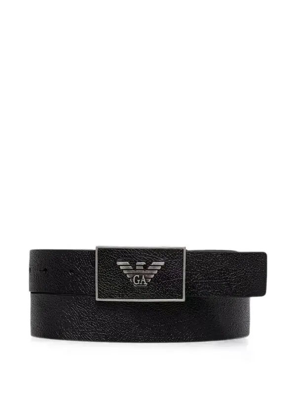 Emporio Armani Logo Plaque Belt