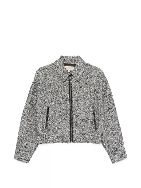 Michael Kors Tweed Zip-up Jacket