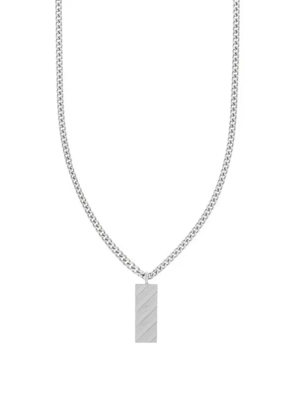 Off-White Curb-chain Pendant Necklace