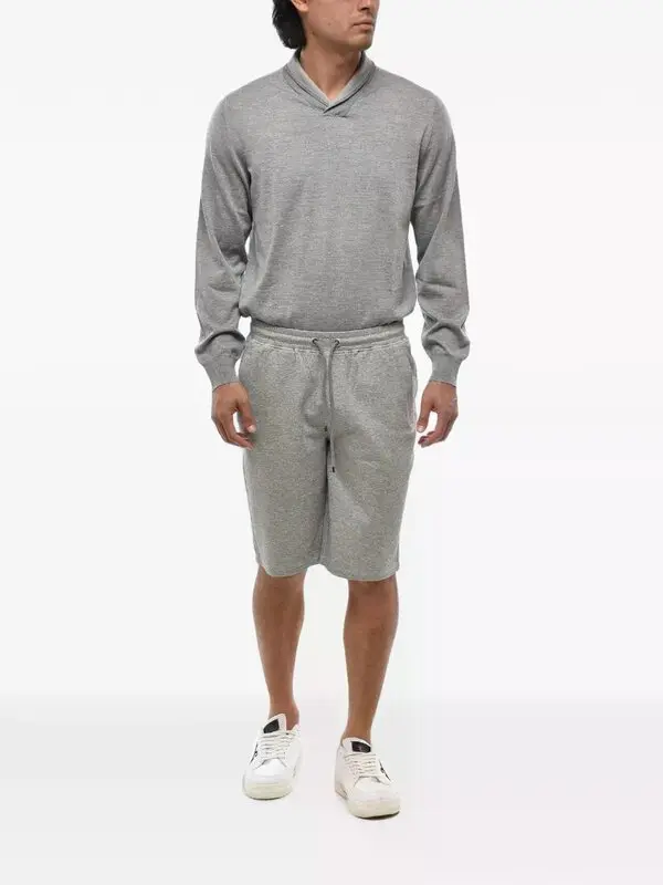 Corneliani Elasticated-drawstring Track Shorts